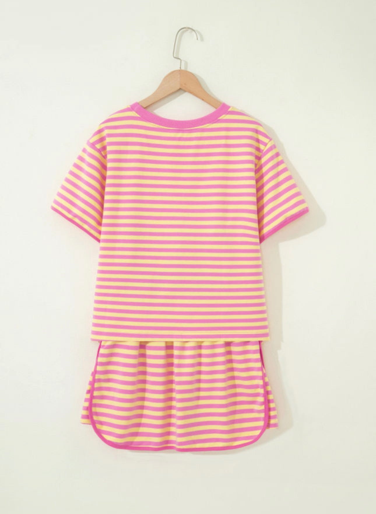 Striped Skirt Set, 2 Colors PREORDER – Sweeter Than Honey Clothing and Co